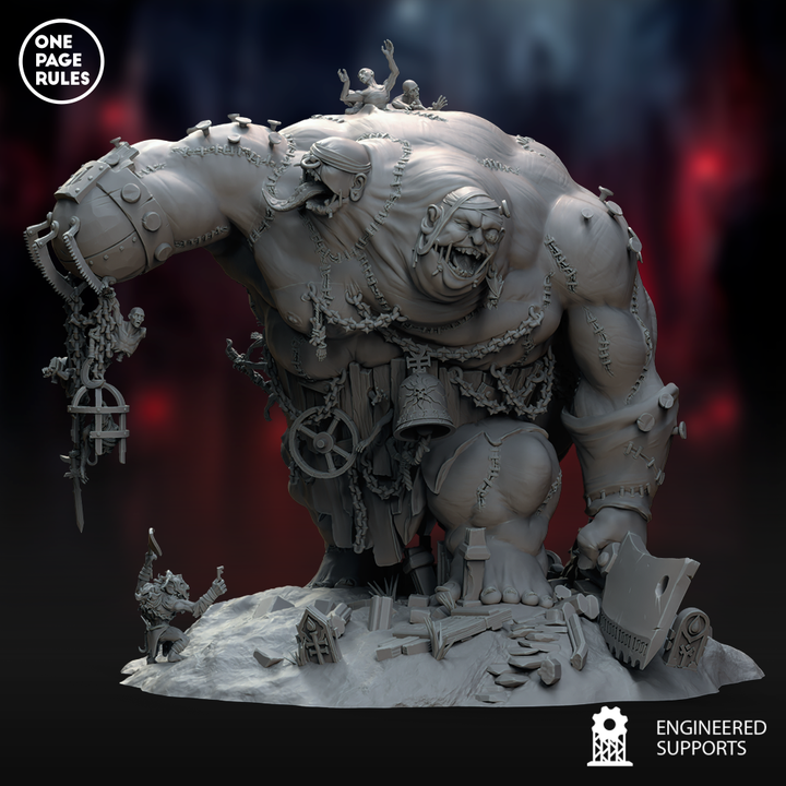 3D Printable Butcher Titan - Vampiric Undead by One Page Rules