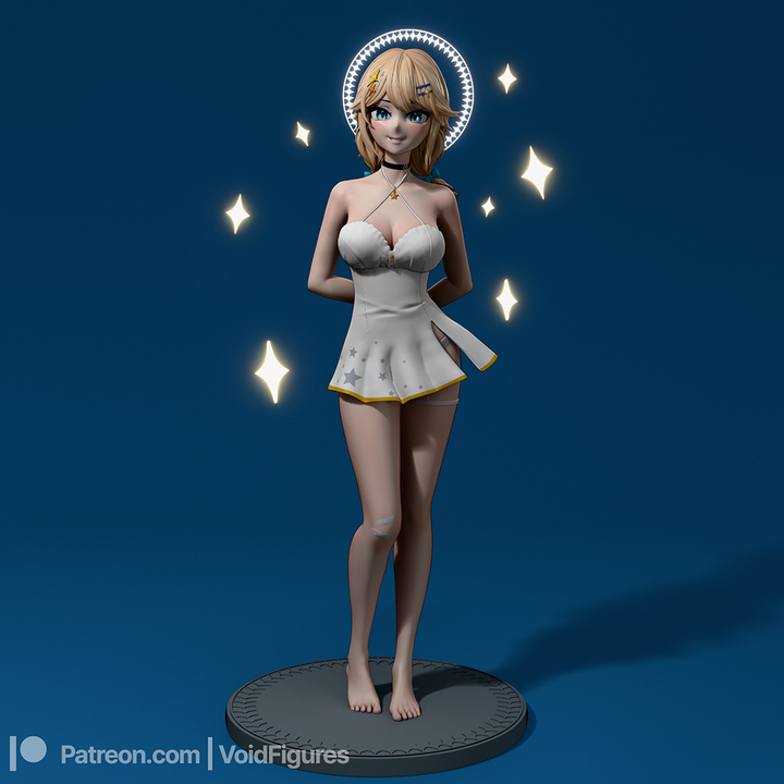 3D Printable Kaneko Lumi fan art by VoidFigures