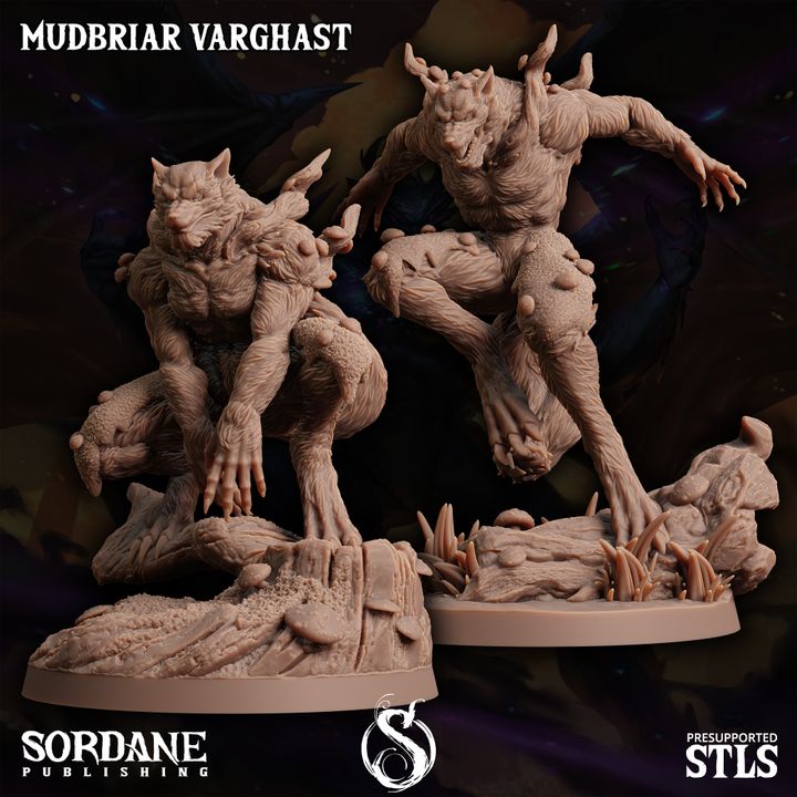 3D Printable Mudbriar Varghast by Sordane Publishing