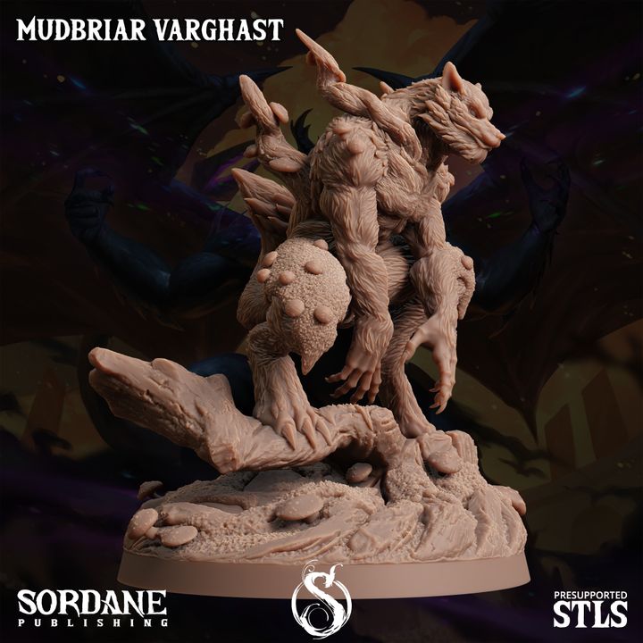 3D Printable Mudbriar Varghast by Sordane Publishing