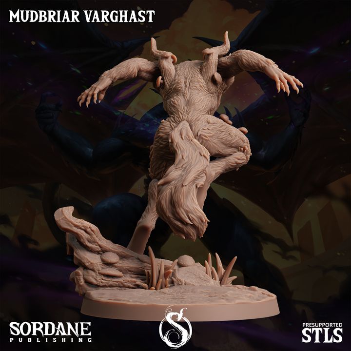 3D Printable Mudbriar Varghast by Sordane Publishing
