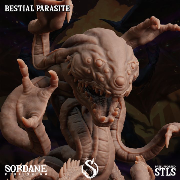 3D Printable Bestial Parasite by Sordane Publishing