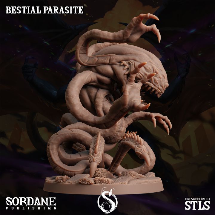 3D Printable Bestial Parasite by Sordane Publishing
