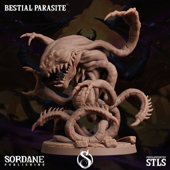 3D Printable Bestial Parasite by Sordane Publishing