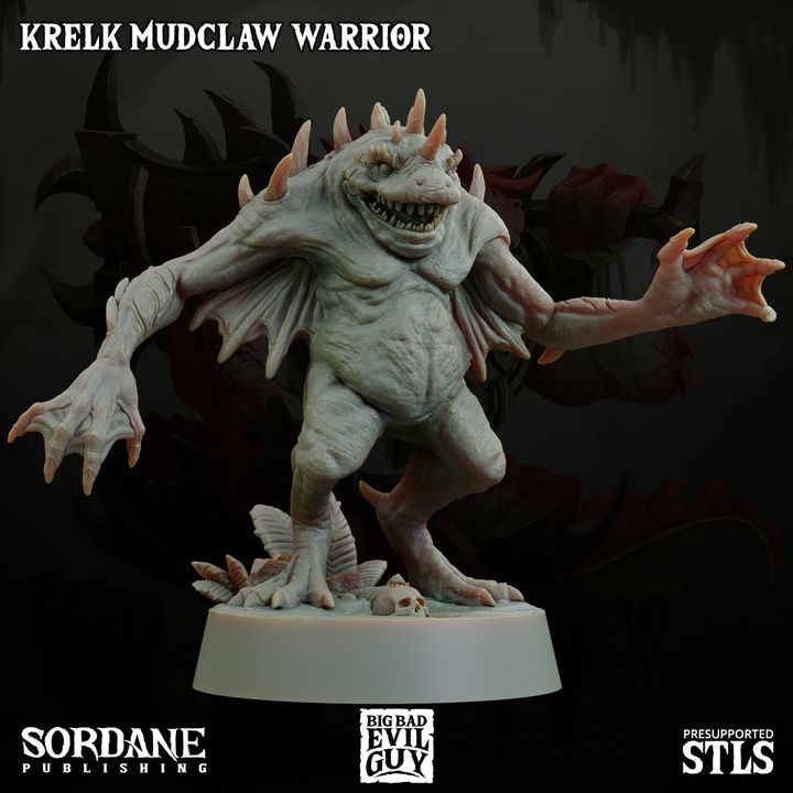 3D Printable Krelk Mudclaw Warriors by Big Bad Evil Guy