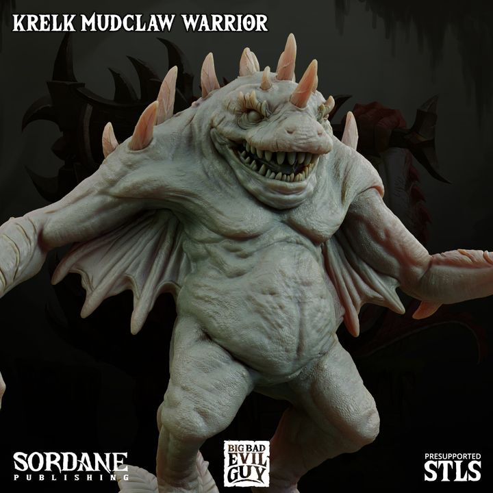 3D Printable Krelk Mudclaw Warriors by Big Bad Evil Guy