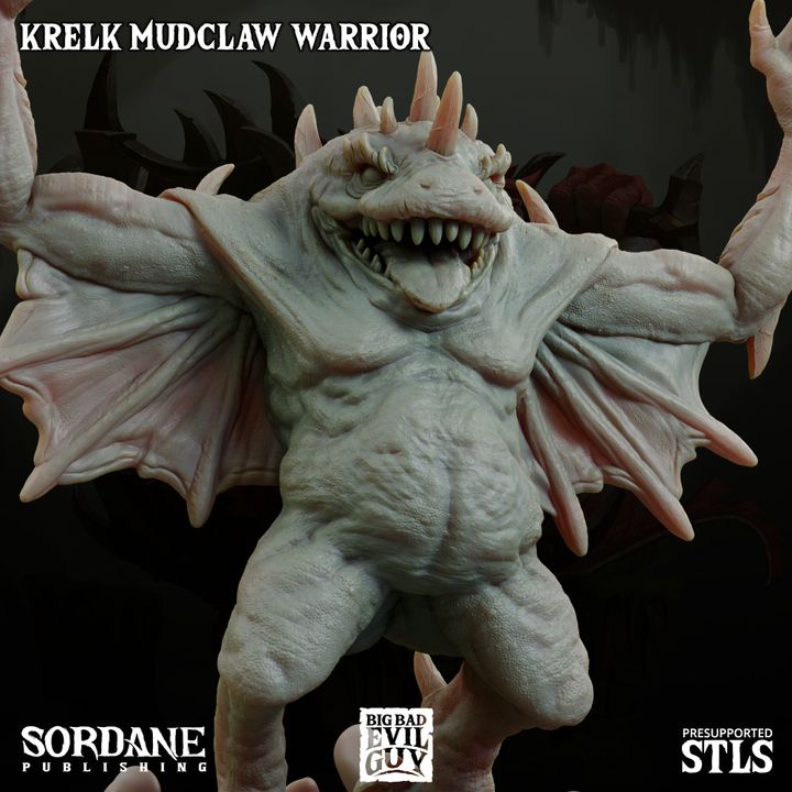 3D Printable Krelk Mudclaw Warriors by Big Bad Evil Guy