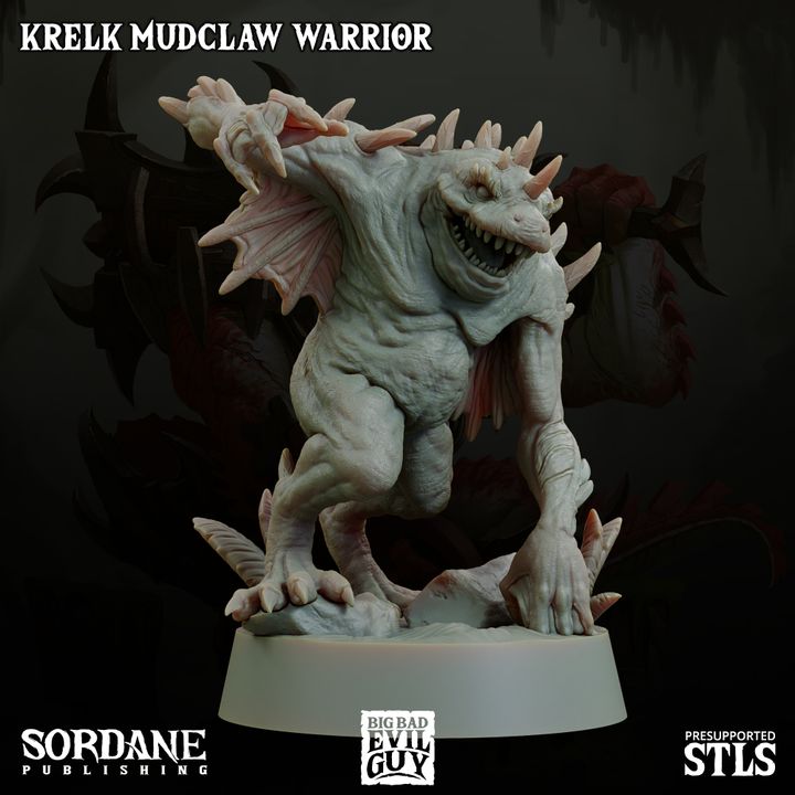 3D Printable Krelk Mudclaw Warriors by Big Bad Evil Guy