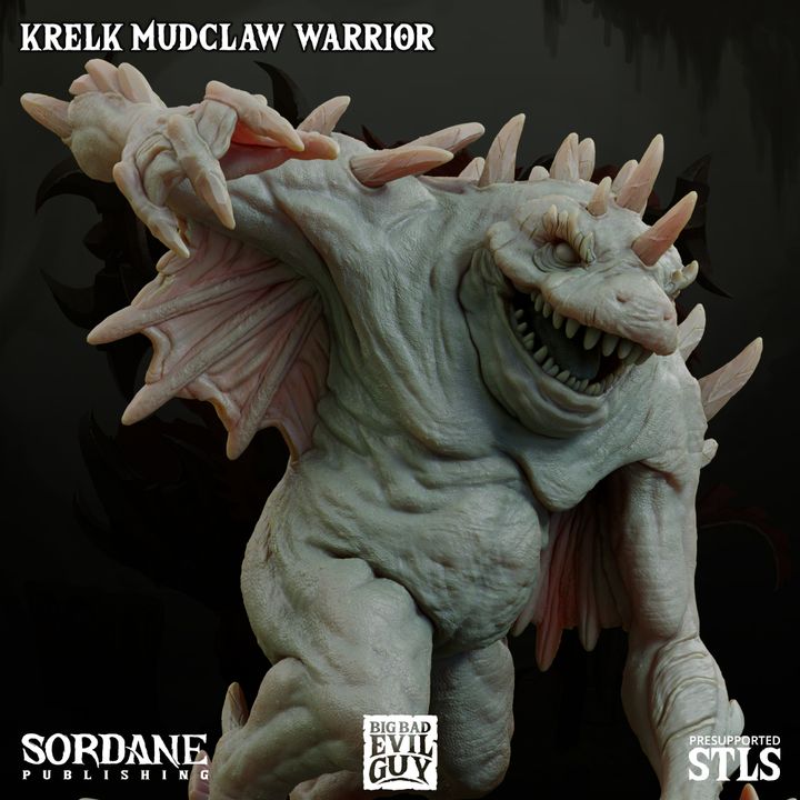 3D Printable Krelk Mudclaw Warriors by Big Bad Evil Guy