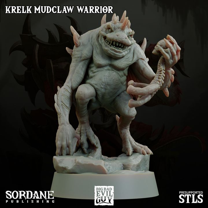 3D Printable Krelk Mudclaw Warriors by Big Bad Evil Guy