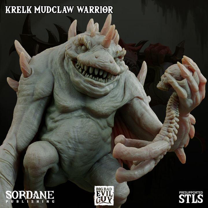 3D Printable Krelk Mudclaw Warriors by Big Bad Evil Guy