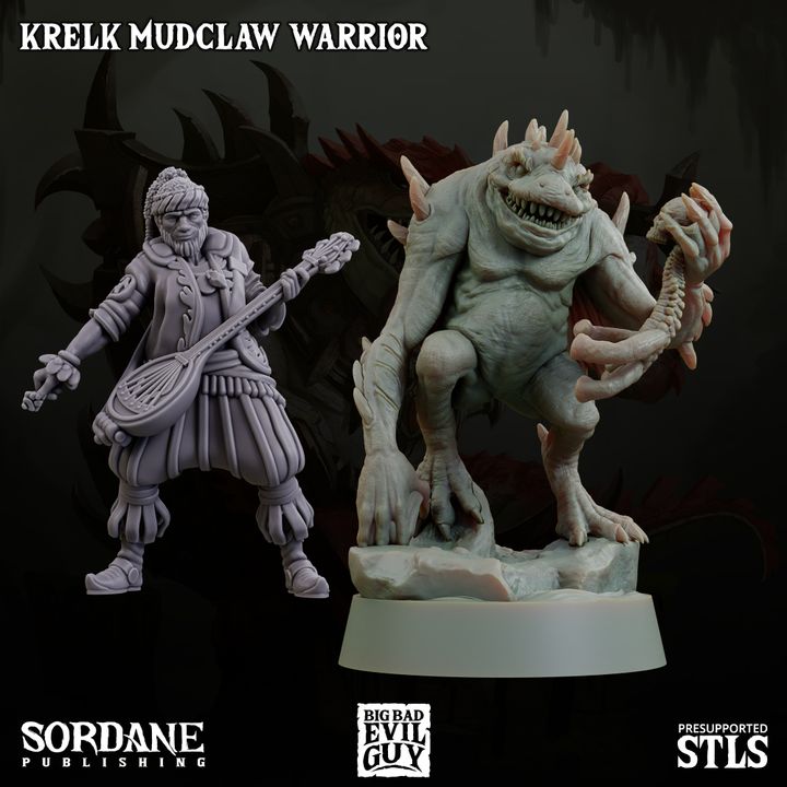 3D Printable Krelk Mudclaw Warriors by Big Bad Evil Guy