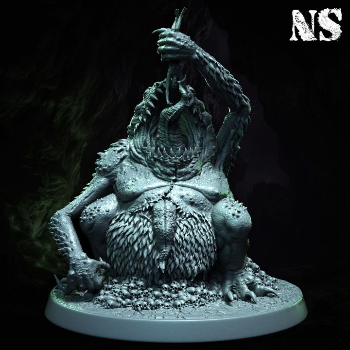 3D Printable Tsathoggua, Sleeper of N'kai and Formless Spawns by NS ...