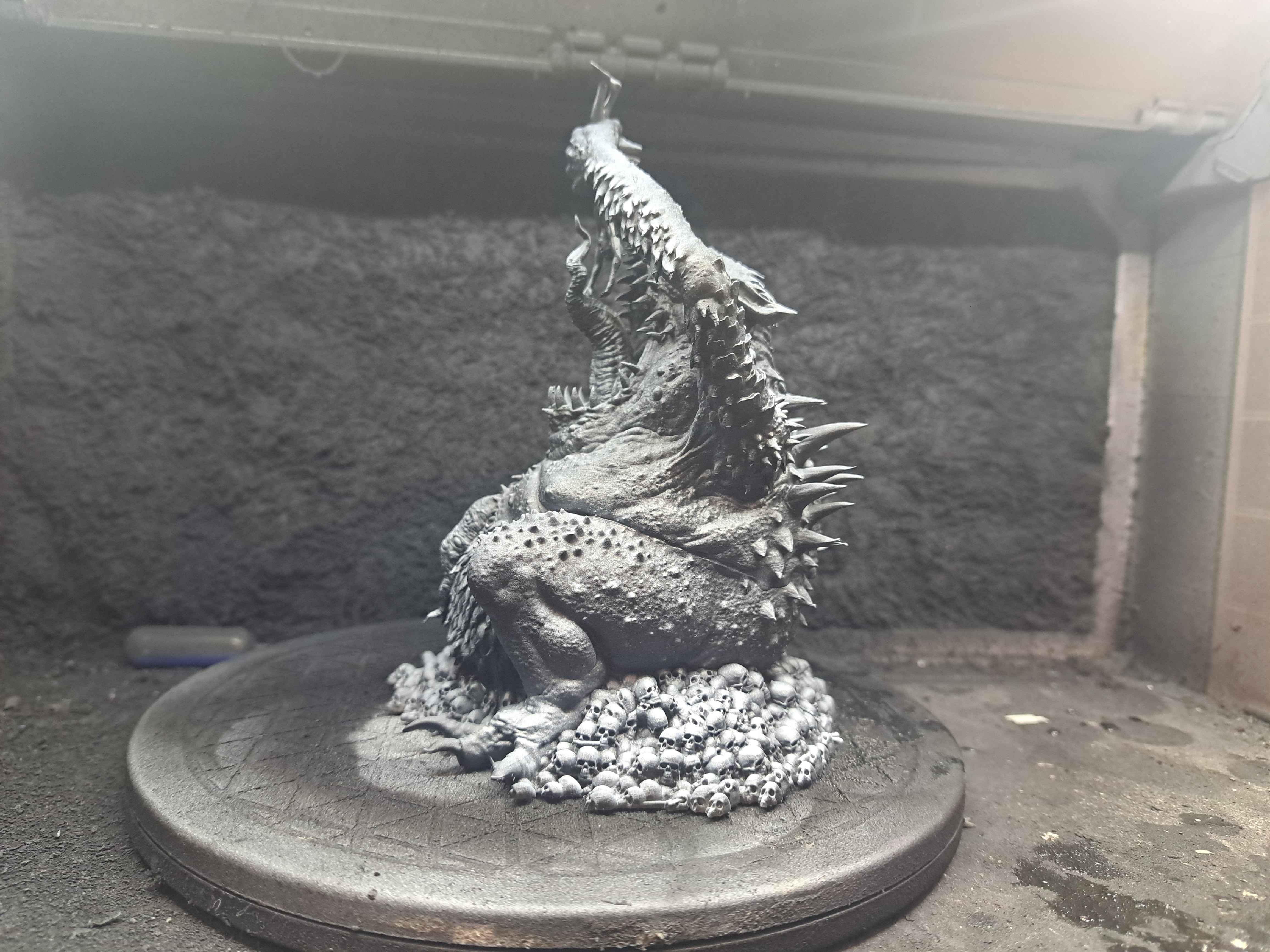 3D Printable Tsathoggua, Sleeper of N'kai and Formless Spawns by NS Miniatures