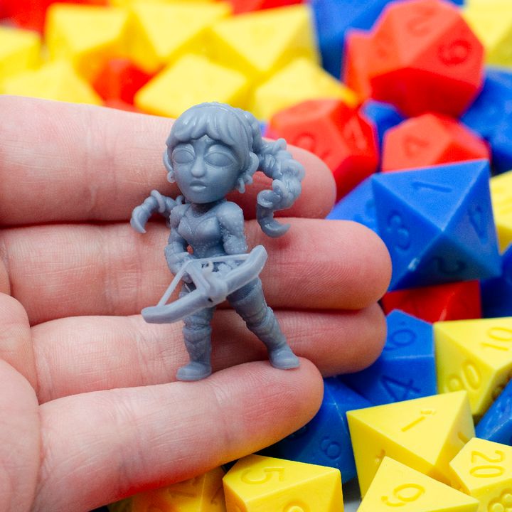 3D Printable Glam Knight by Found Family Adventurecrafts