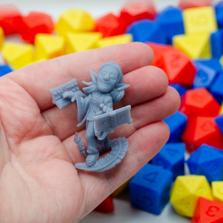 3D Printable Elven Synth-Wizard by Found Family Adventurecrafts