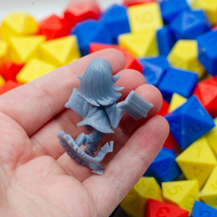 3D Printable Elven Synth-Wizard by Found Family Adventurecrafts