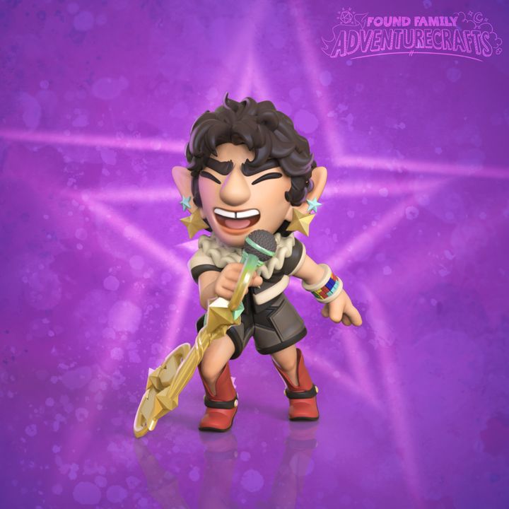 3D Printable Starblade Bard by Found Family Adventurecrafts