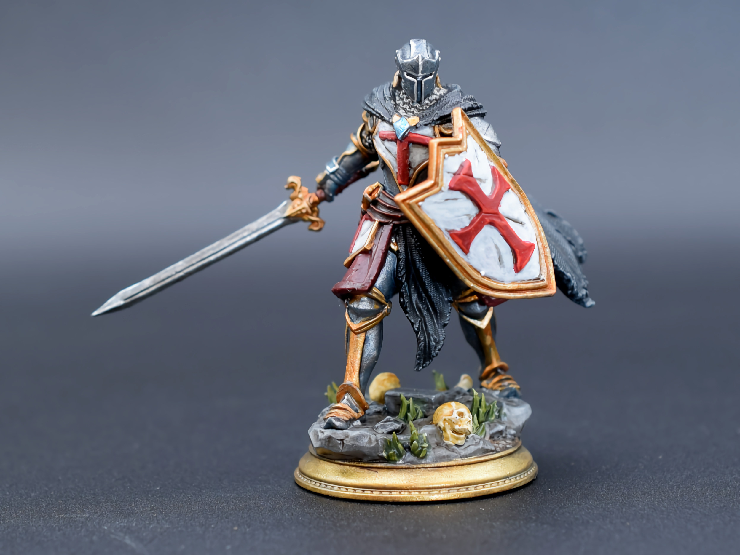 3D Printable Cursed Paladin of Vengeance - Leopold the Undying by DM Stash