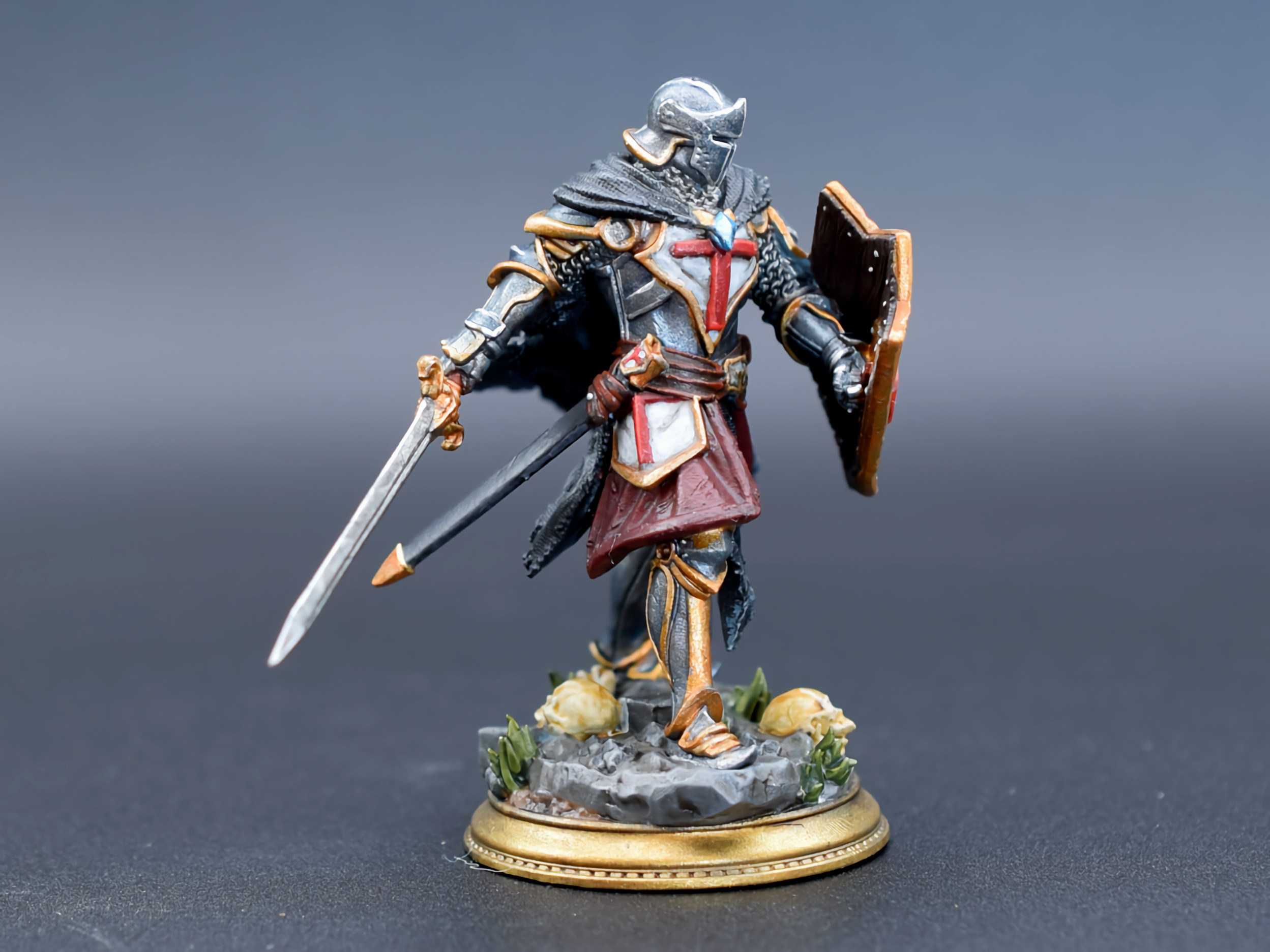 3D Printable Cursed Paladin of Vengeance - Leopold the Undying by DM Stash