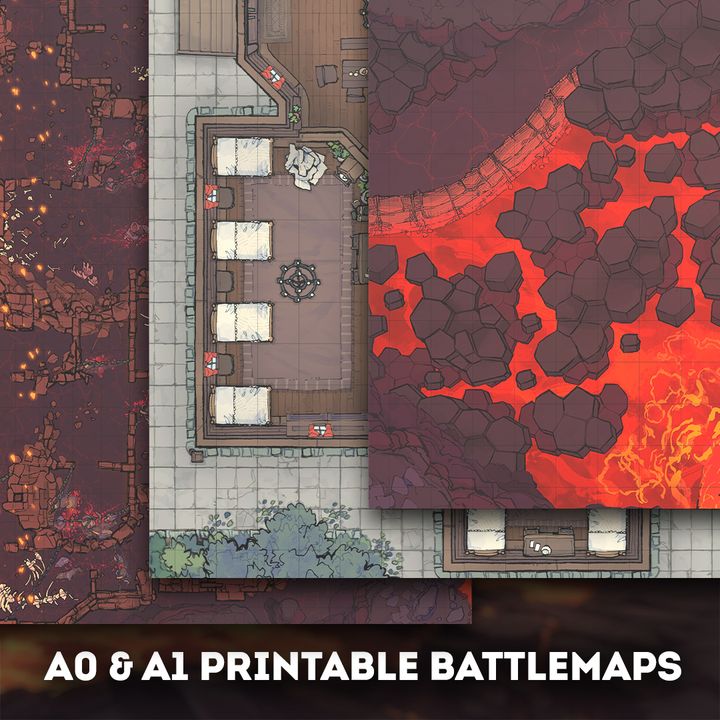 3D Printable DM Stash January '25 5E Campaign - Feet First Into Hell by ...