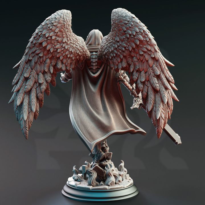 3D Printable Soulreaper Angel - Eranemeli the Soulbringer by DM Stash
