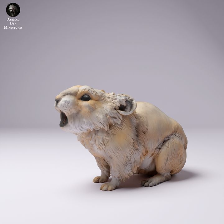 3D Printable American Pika by Animal Den Miniatures