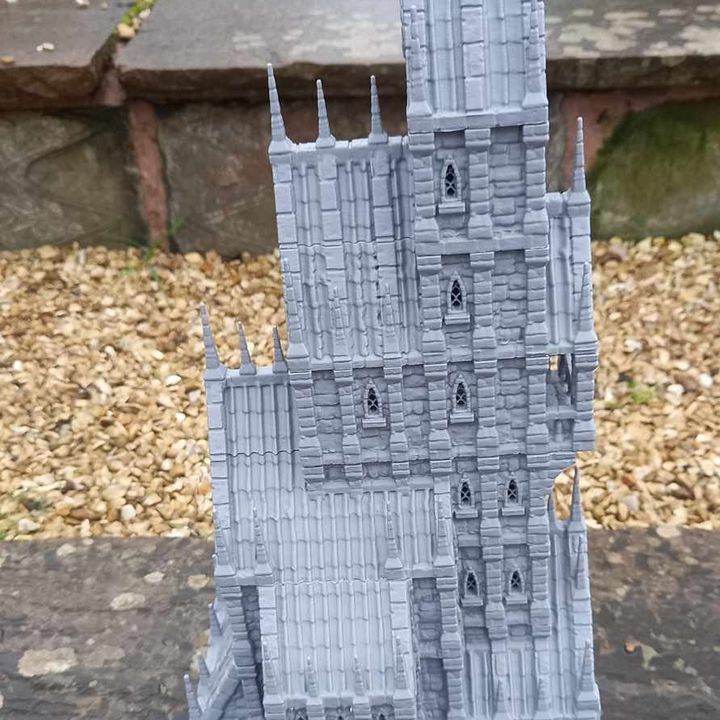 3D Print of Imperial Manor - Tabletop Terrain - 28 MM by danb8