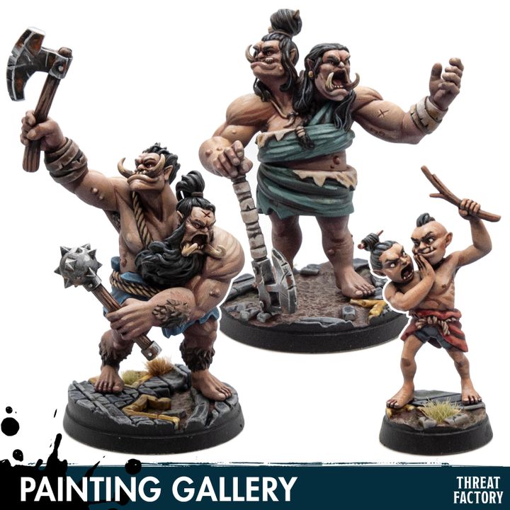 3D Print of Ettin family [Bundle] by ThreatFactory