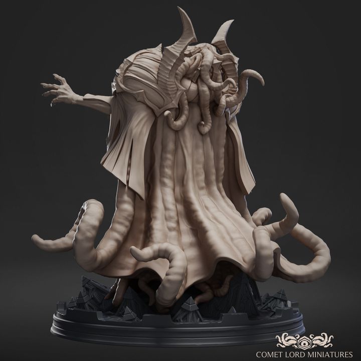 3D Printable Malus, The Corrupted Mage by Comet Lord Miniatures