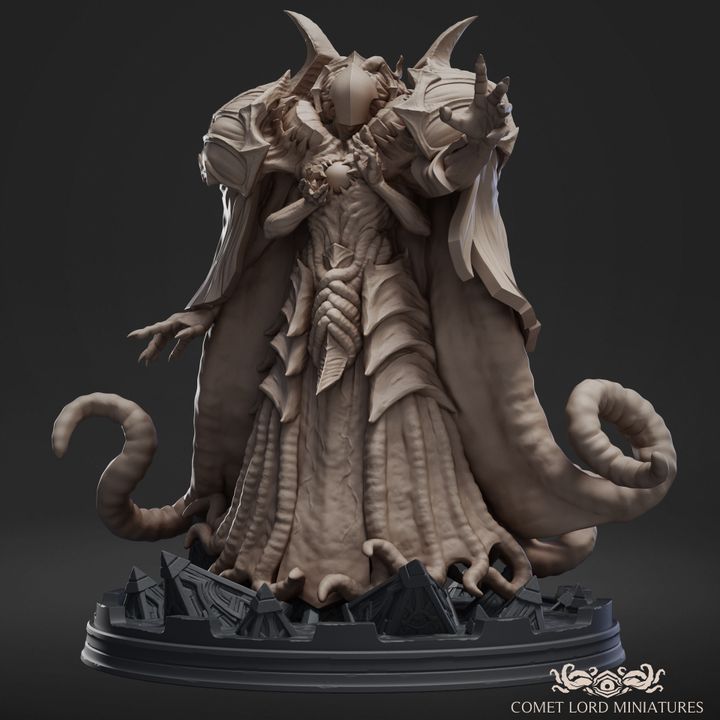 3D Printable Malus, The Corrupted Mage by Comet Lord Miniatures