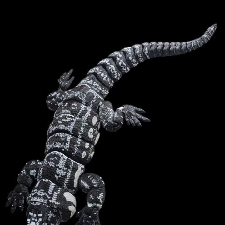 3D Printable Tegu - Articulated Flexi Lizard - Real life dragon by RAKI-BOX