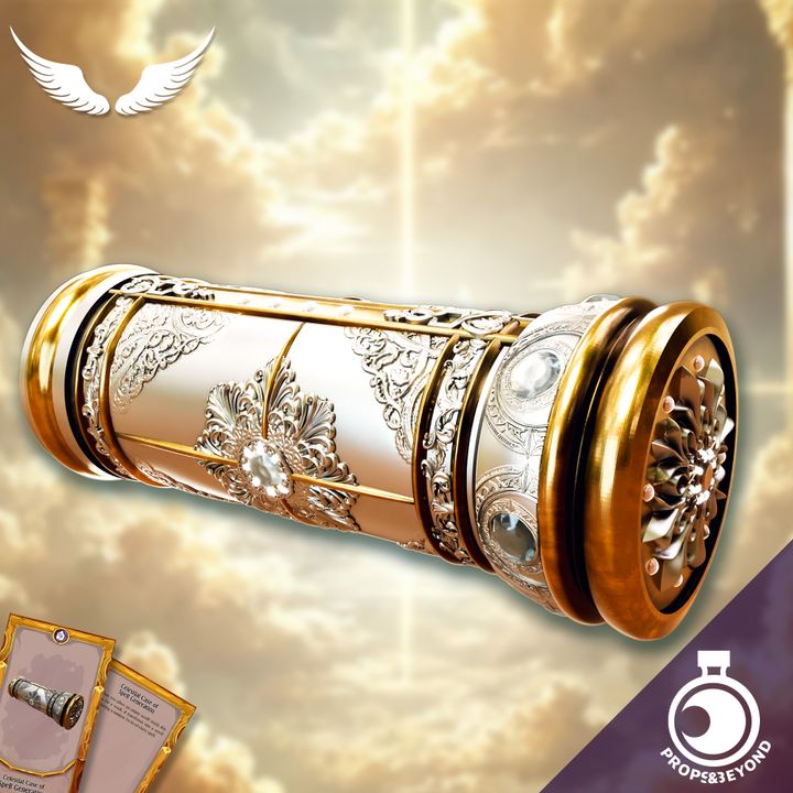 3D Printable Celestial Scroll Case by Props&Beyond