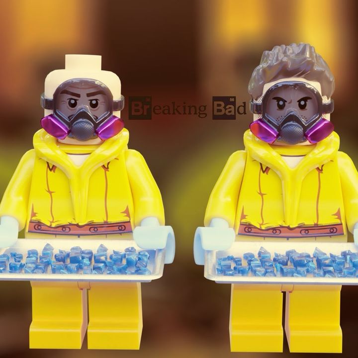 3D Printable Chemistry and Crime Bricks by Walter's World 3D