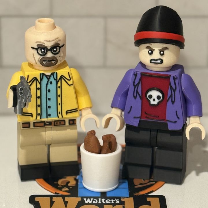 3D Printable Chemistry and Crime Bricks by Walter's World 3D
