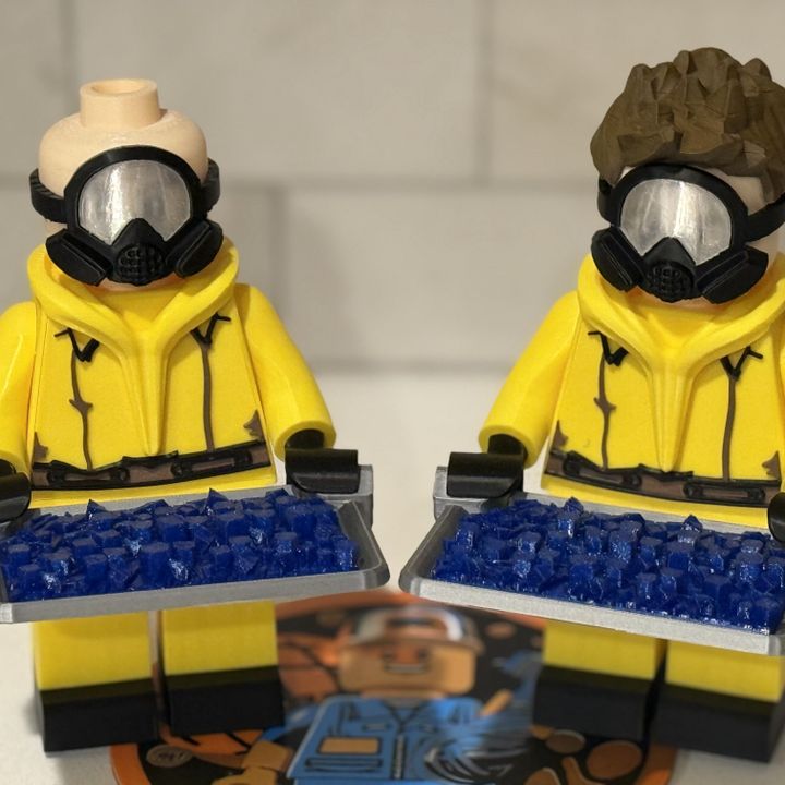 3D Printable Chemistry and Crime Bricks by Walter's World 3D