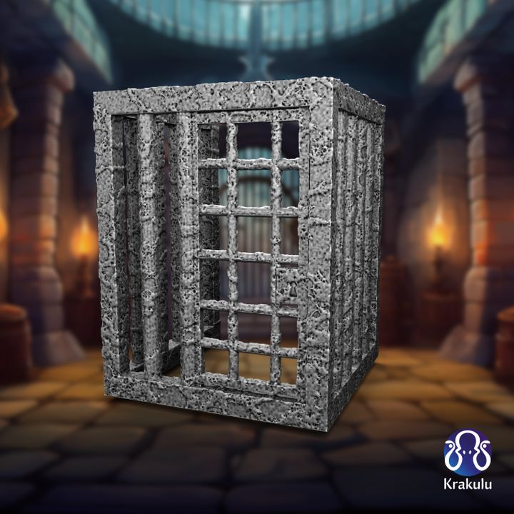 3D Printable Jail Set by Krakulu