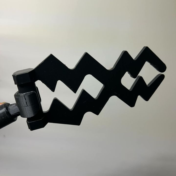 3D Printable big brick lego lightning by spiderfreakin