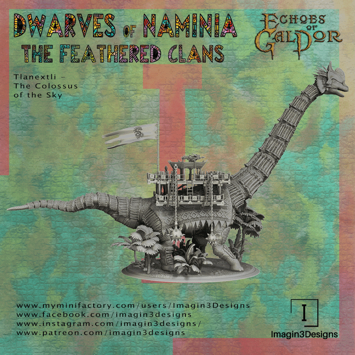 3D Printable The Colossus of the Sky - Brachiosaurus War Machine by ...