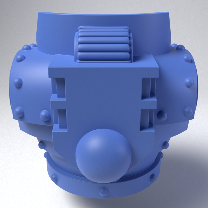 3D Printable Torso - Original Scale - Version Two Plain 01 by Allan ...