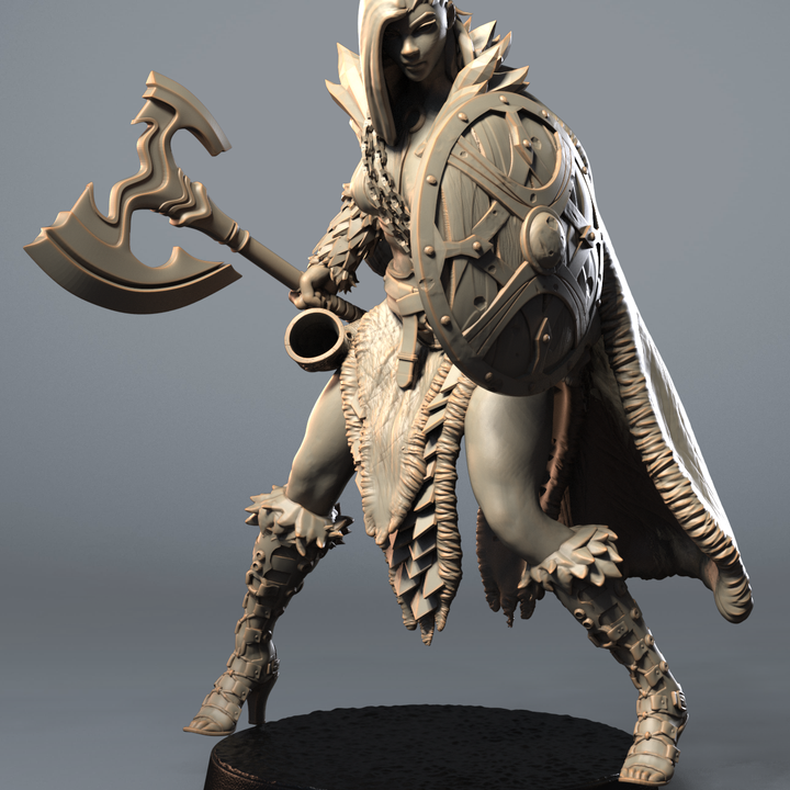 3D Printable Freydis by BROKEN SWORD MINIATURES