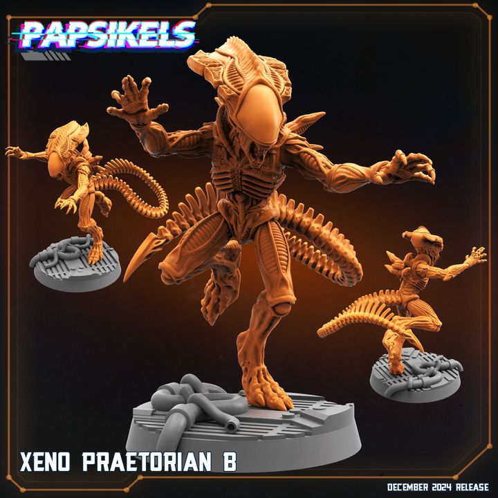 3D Printable XENO PRAETORIAN by PAPSIKELS MINIATURES