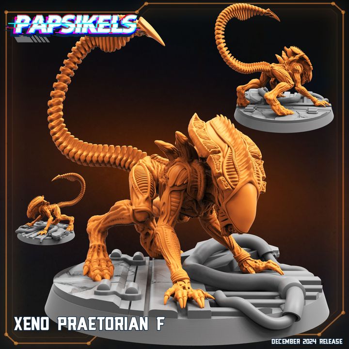 3D Printable XENO PRAETORIAN by PAPSIKELS MINIATURES