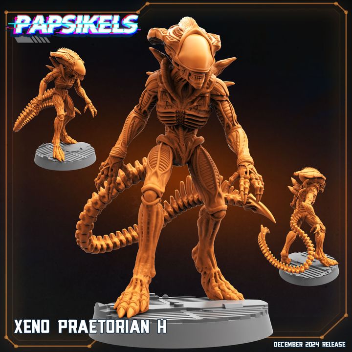 3D Printable XENO PRAETORIAN by PAPSIKELS MINIATURES