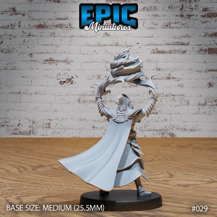 3D Printable Dark Elf Army Archmage / Elven Sorcerer / Elvish Magician ...