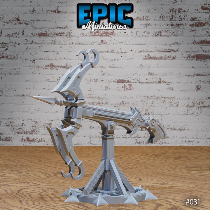 3D Printable Dark Ballista / Siege Engine / Projectile Launcher / War ...