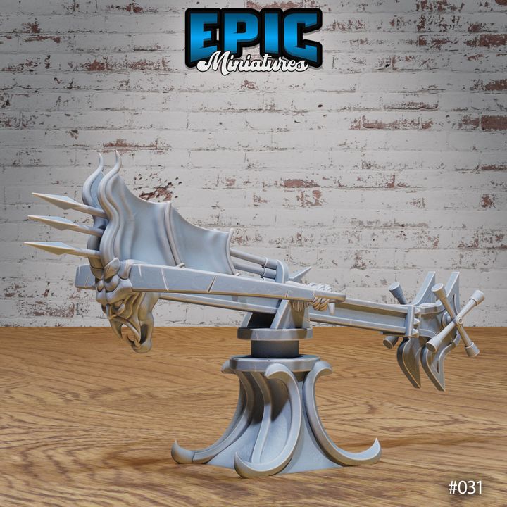 3D Printable Dark Ballista / Siege Engine / Projectile Launcher / War ...