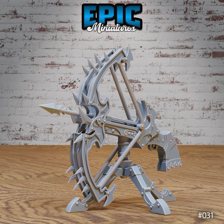 3D Printable Dark Ballista / Siege Engine / Projectile Launcher / War ...