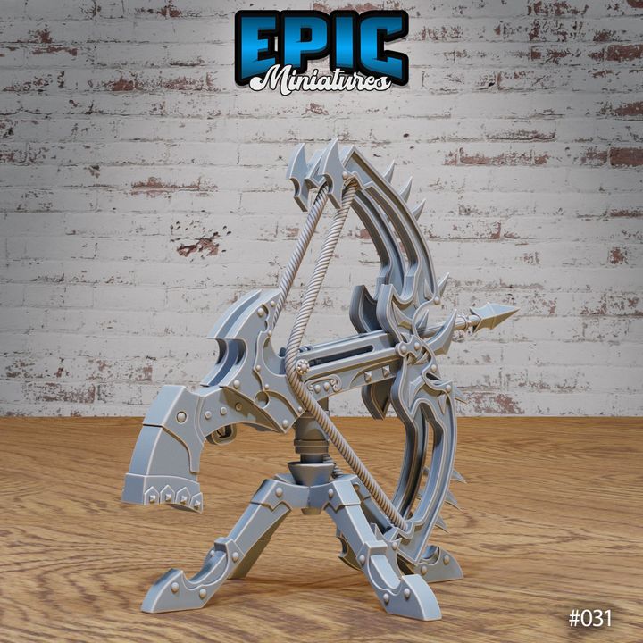 3D Printable Dark Ballista / Siege Engine / Projectile Launcher / War ...