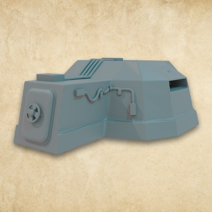 3D Printable Bunker (1 Variant) by Di